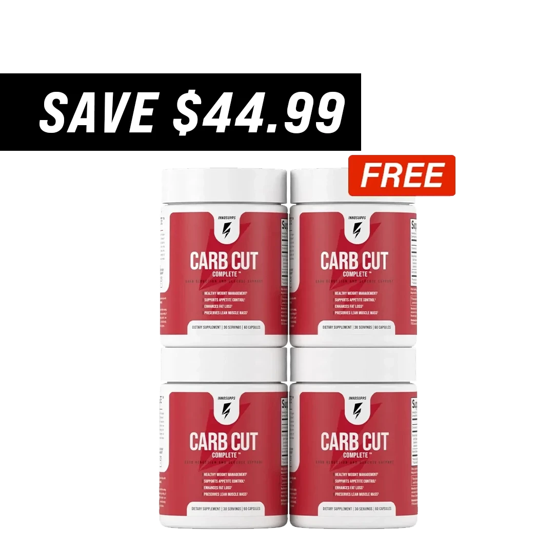 3 Bottles of Carb Cut Complete + 1 Free