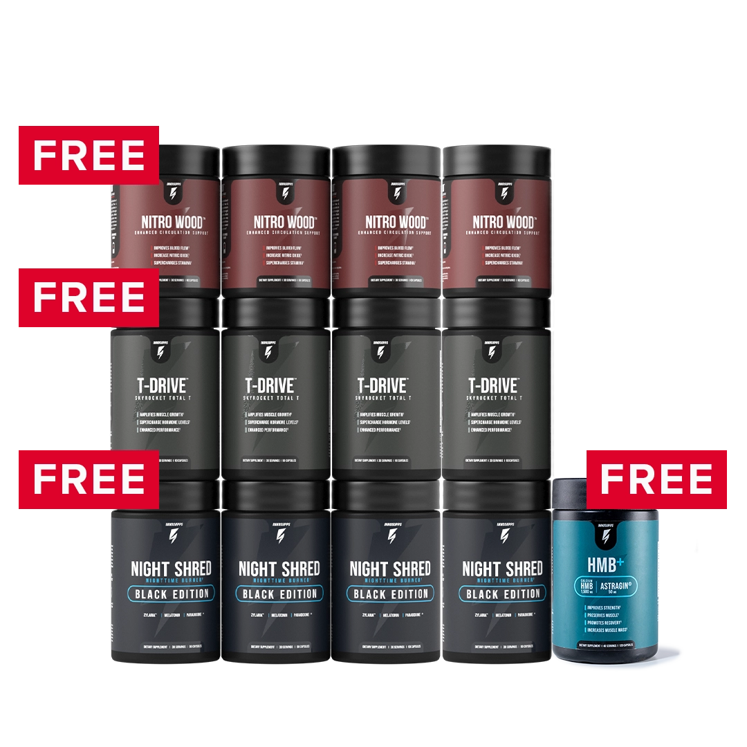 Supercharged Male Stack - Boost Free T, Increase Blood Flow, Optimize Male Vitality