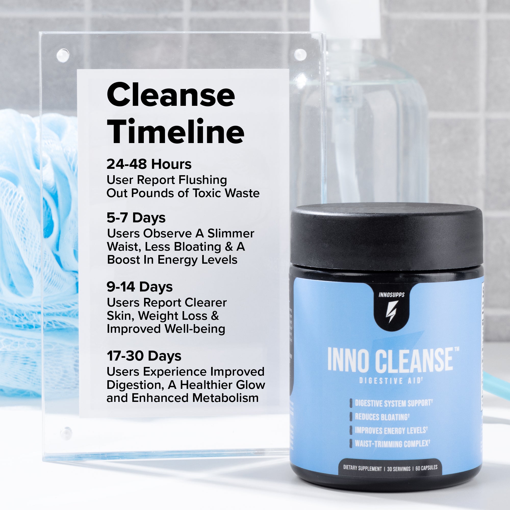 Inno Cleanse - Digestive Aid & Waist-Trimming Formula, Nature-Based