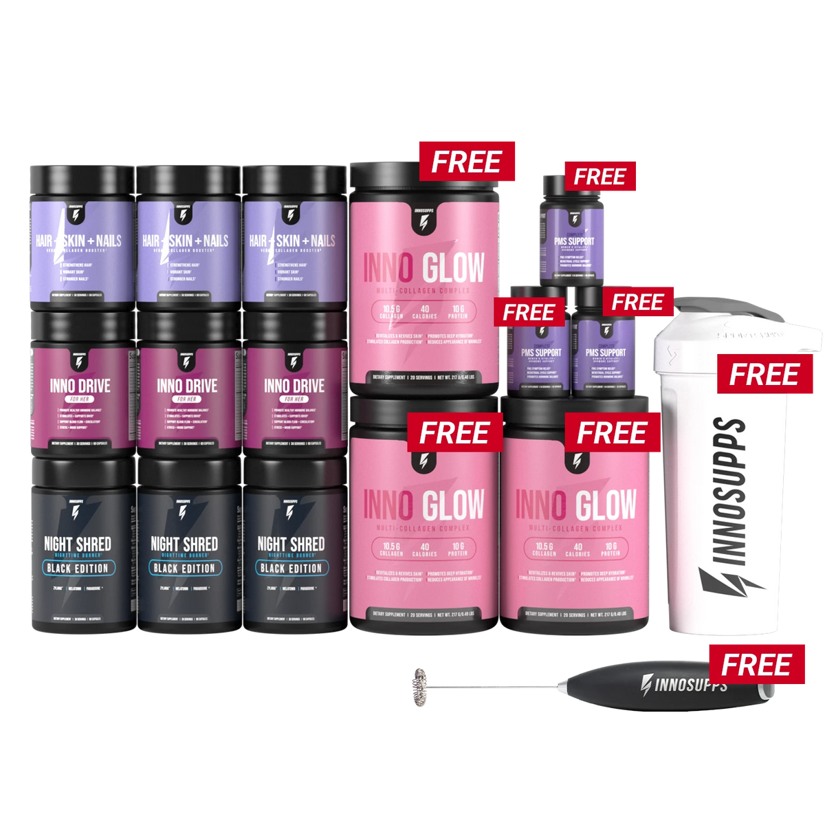 3 Month Female Vitality Stack