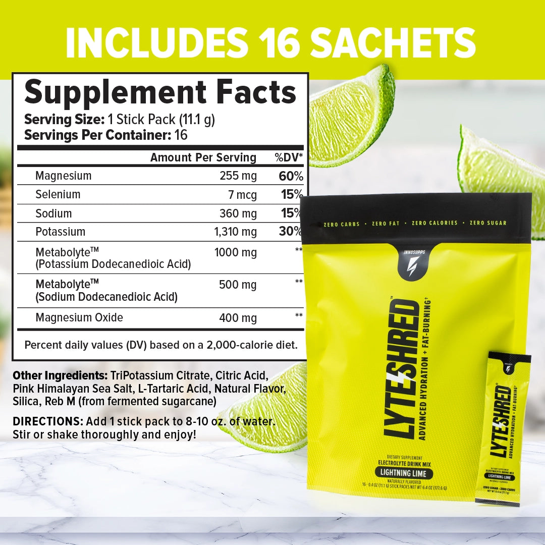 Lyte Shred - Maximize Performance Naturally: Hydration + Fat Burn