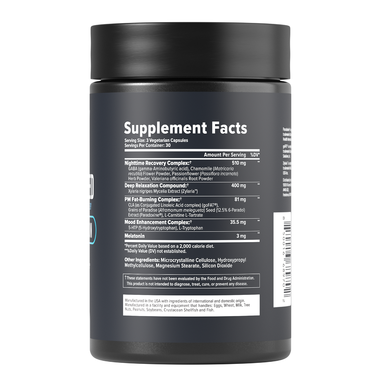 Night Shred Black - Cutting-Edge Sleep Aid and Fat-Burner, Promote ...