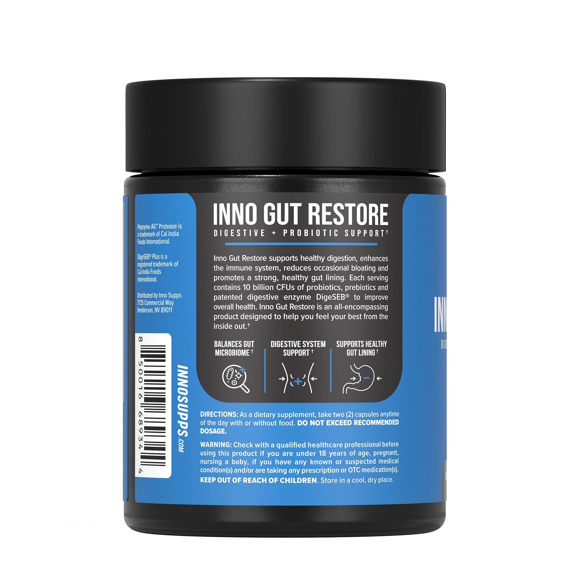Inno Gut Restore - Probiotic, 10 Billion CFU, Improve Digestion, Immune ...