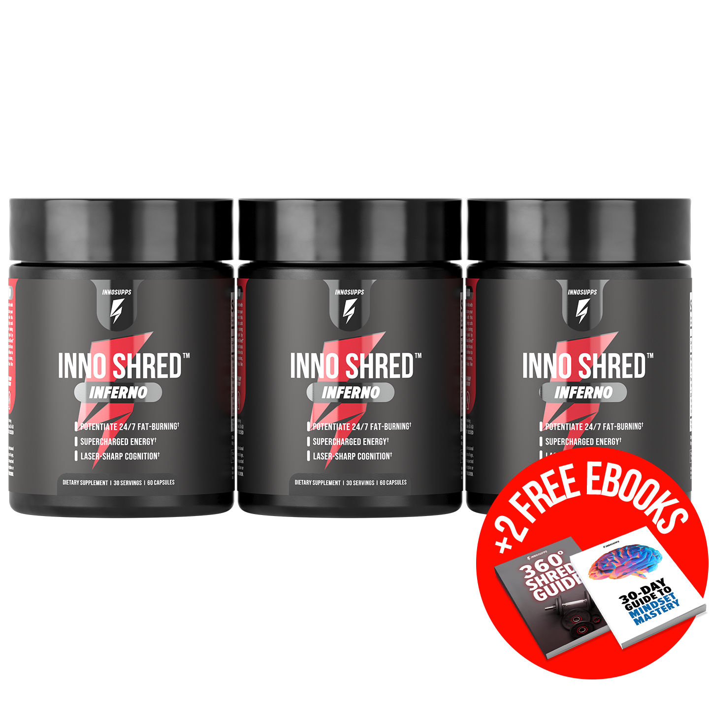 Inno Shred by Inno Supps - Burn Fat, Weight Loss Support, 60 Capsules
