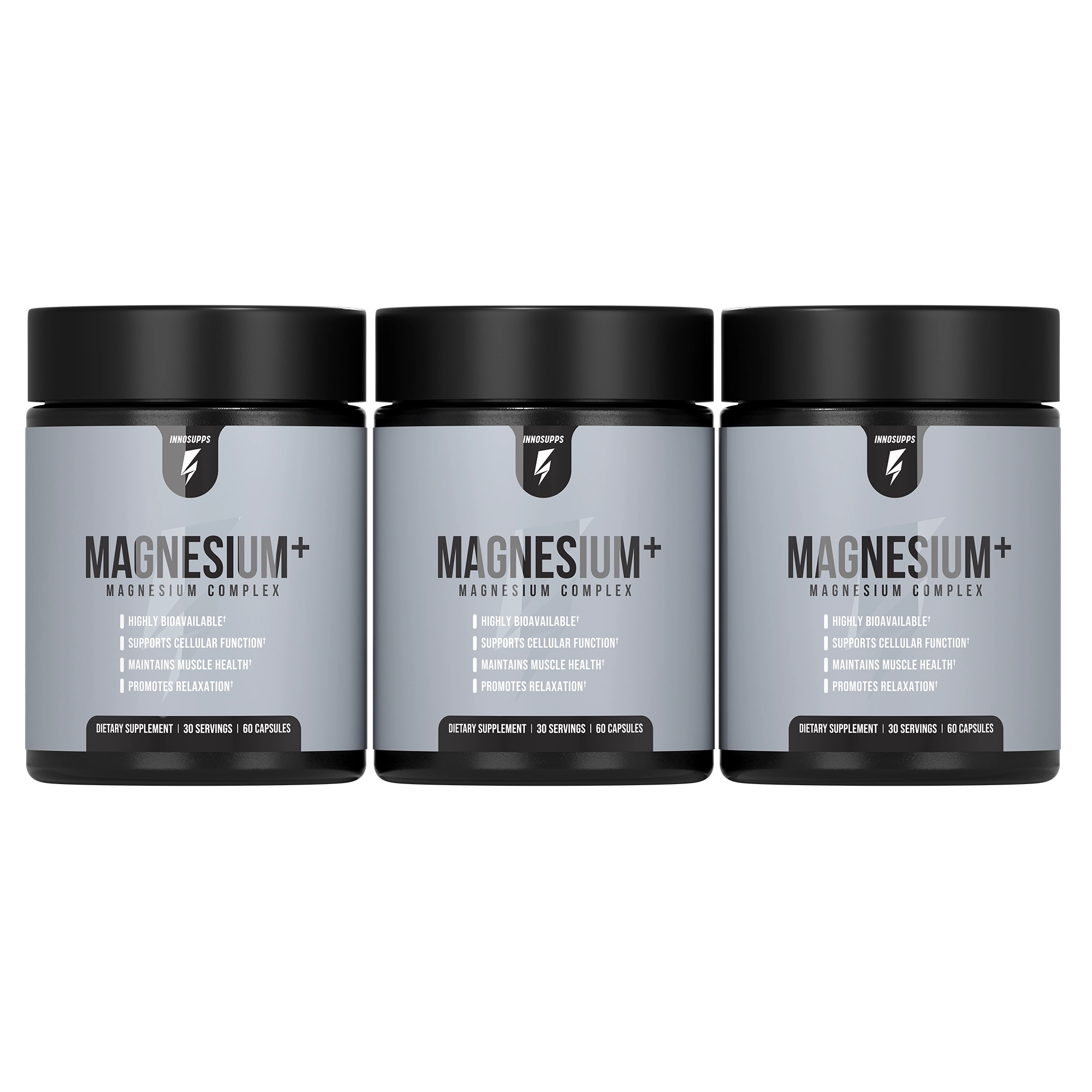 Magnesium+ - Triple-Action, Bioavailable Magnesium Complex