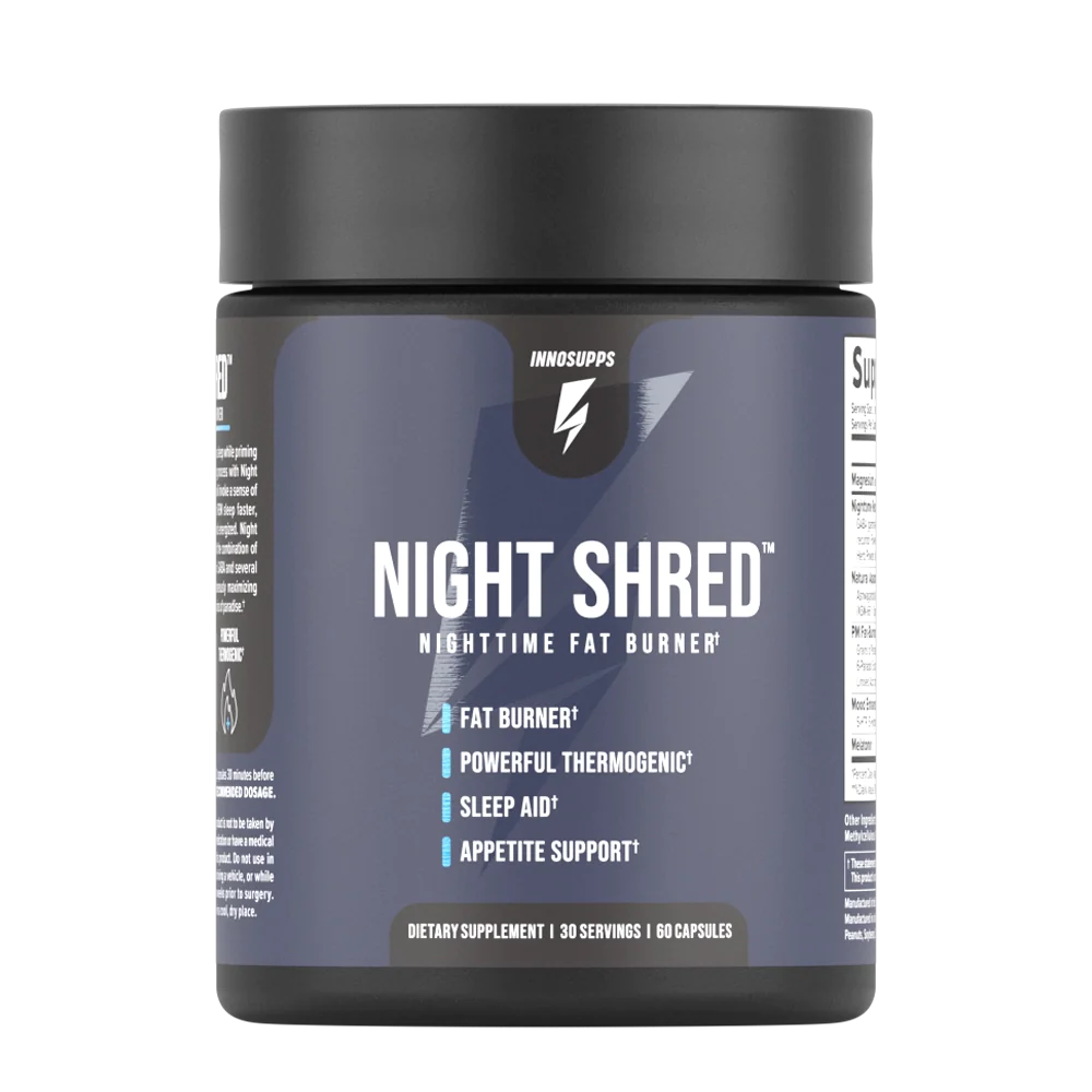 Night Shred by Inno Supps - Nighttime Fat Burner & Sleep Aid, Weight ...