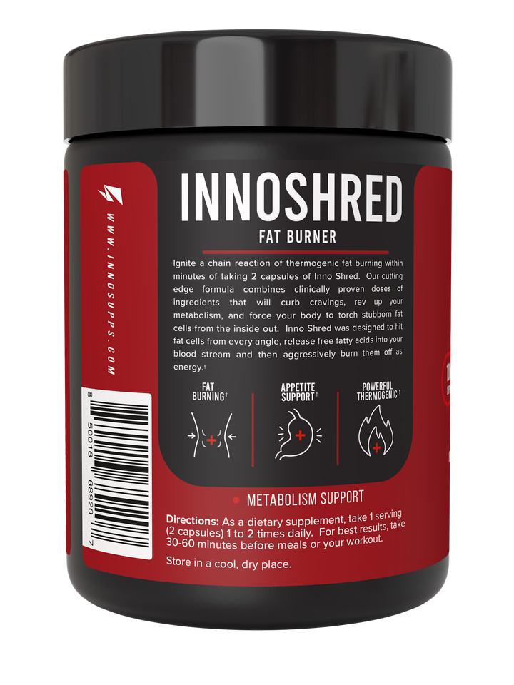 Inno Shred Stimulant Free by Inno Supps - Burn Fat, Weight Loss Support