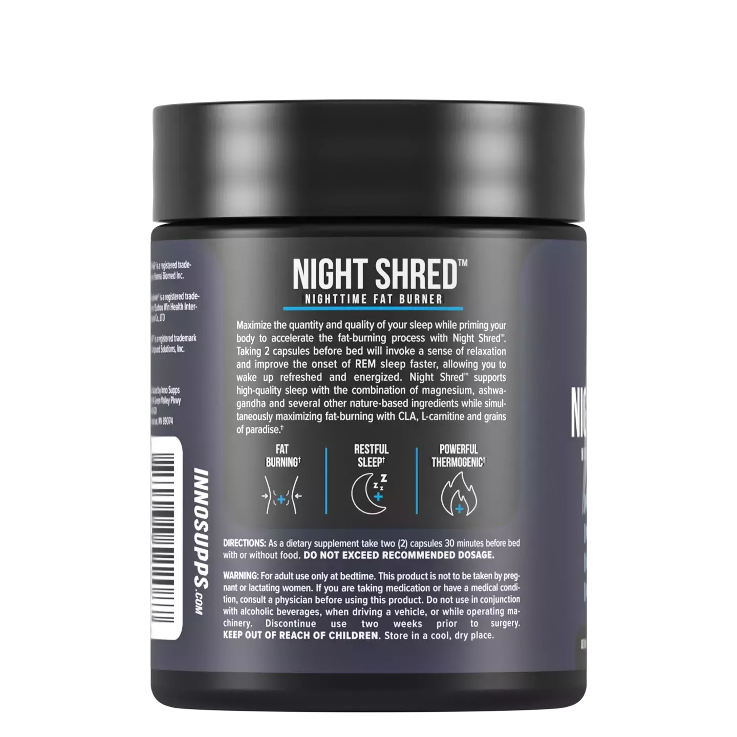 Night Shred by Inno Supps - Nighttime Fat Burner & Sleep Aid, Weight ...